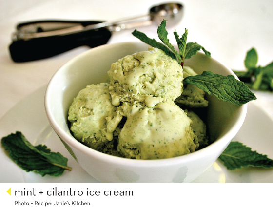 mint-cilantro-ice-cream-Janie's-Kitchen-Design-Crush - Design Crush